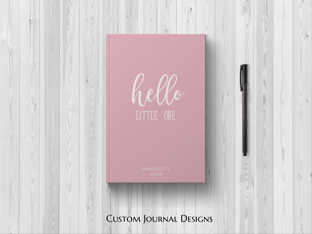 PERSONALIZED Hello Little One Baby Girl. 1st Time Mom. First Year ...