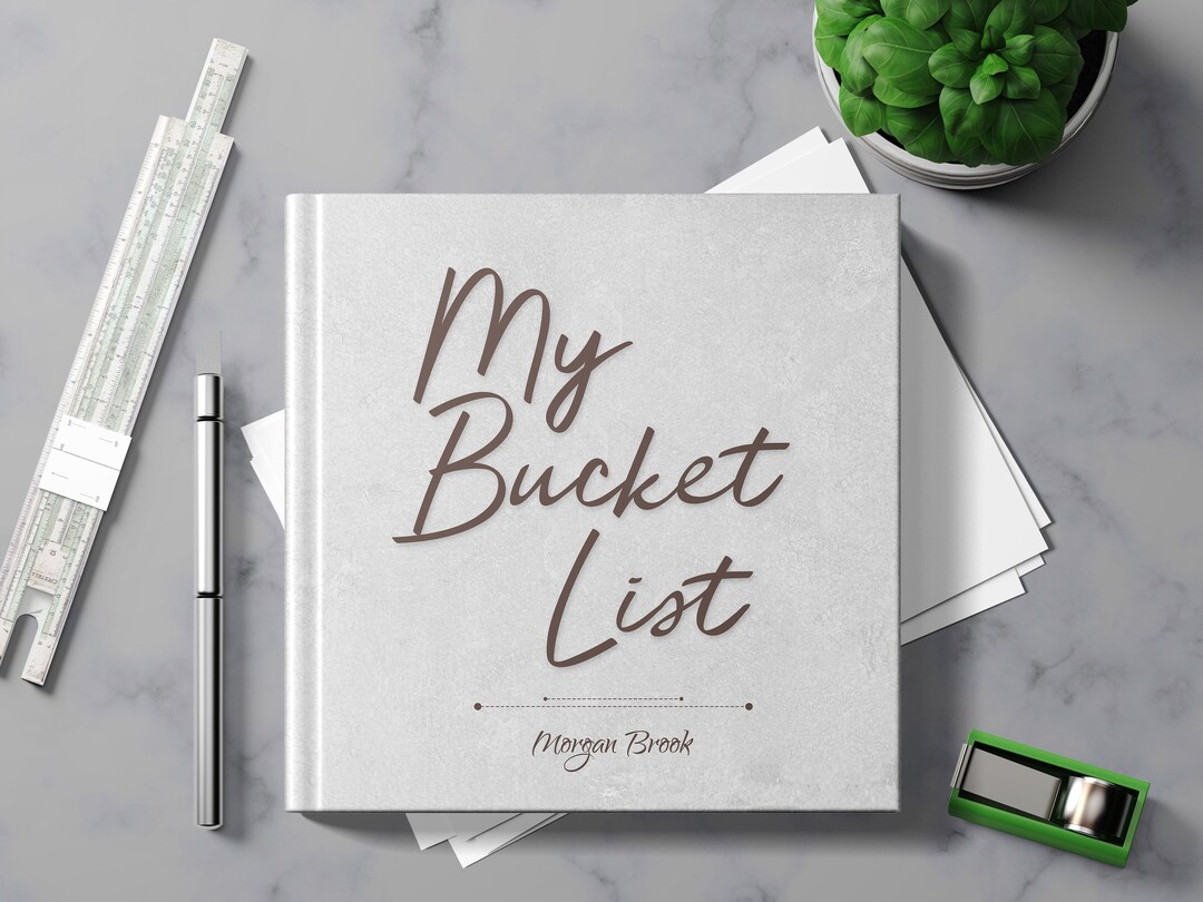 Bucket List Journal With Writing Prompts. Personalized Custom - Etsy