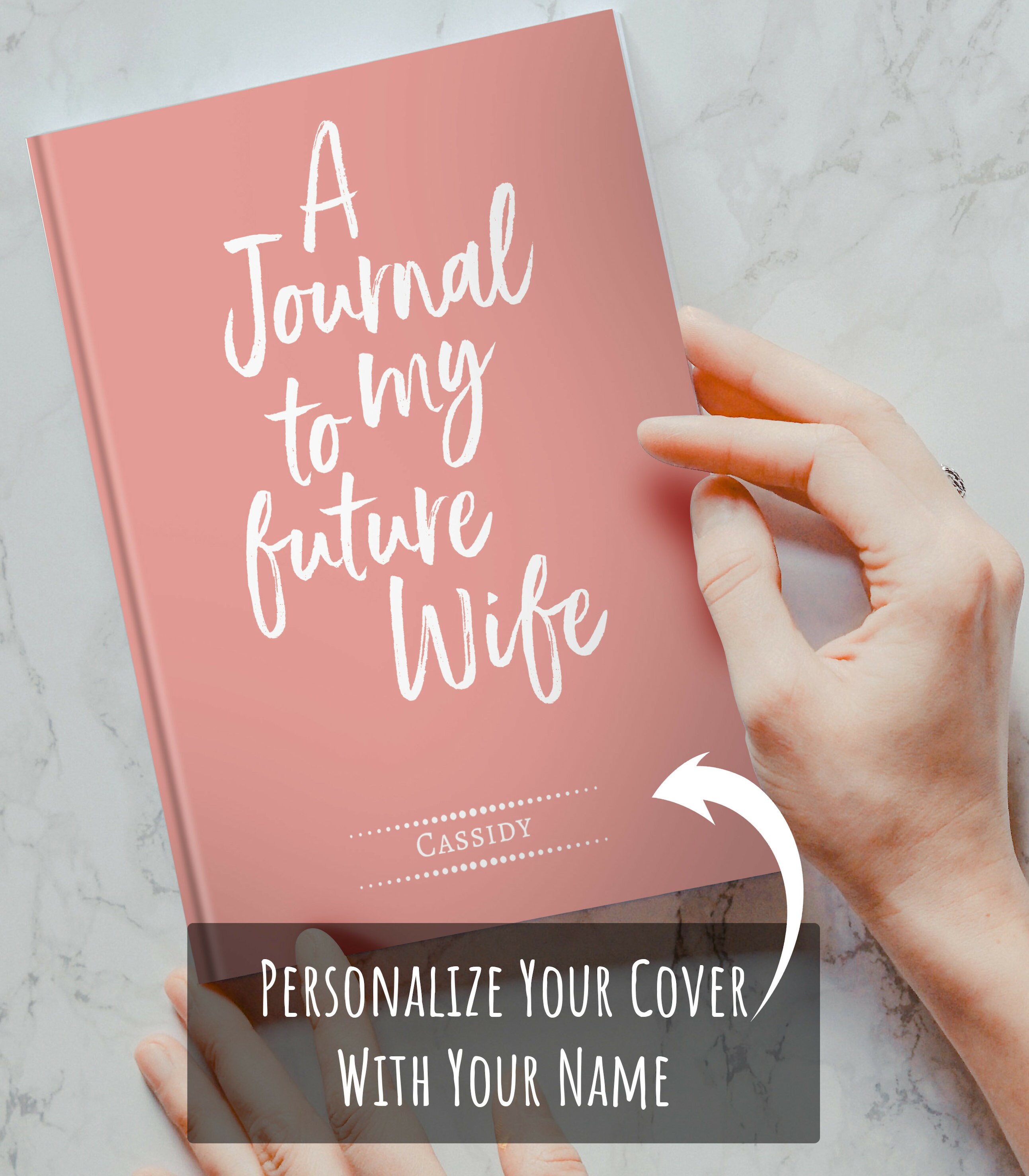 Journal to my Future Wife. Personalized Custom Name Journal Book ...
