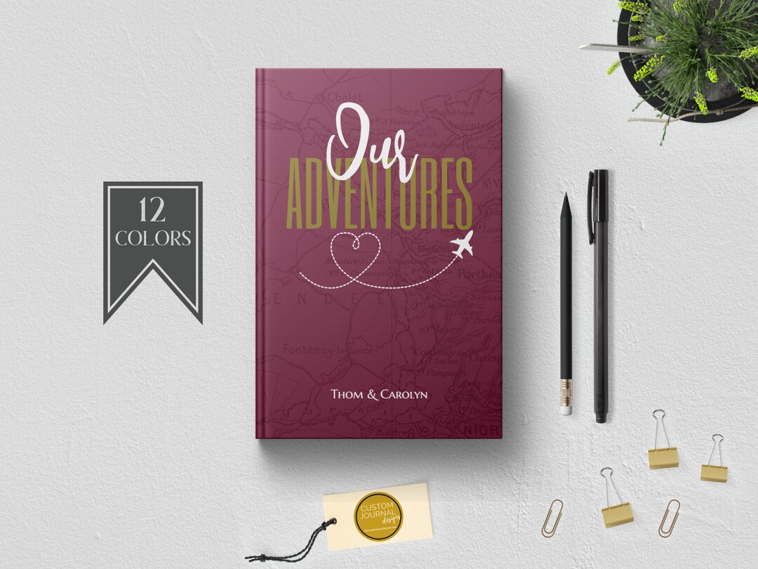 Personalized Our Adventures Couples Travel Keepsake Journal. - Etsy