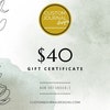 PRINTABLE Gift Certificate for 40 US Dollars, Electronic Gift Card for ...