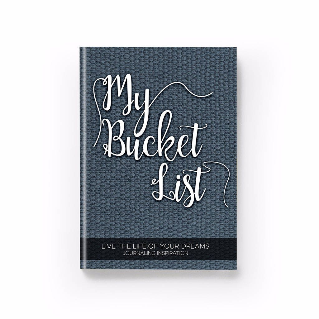 Bucket List Journal Planner with Writing Prompts. 8.5 x 11 Bucket List ...