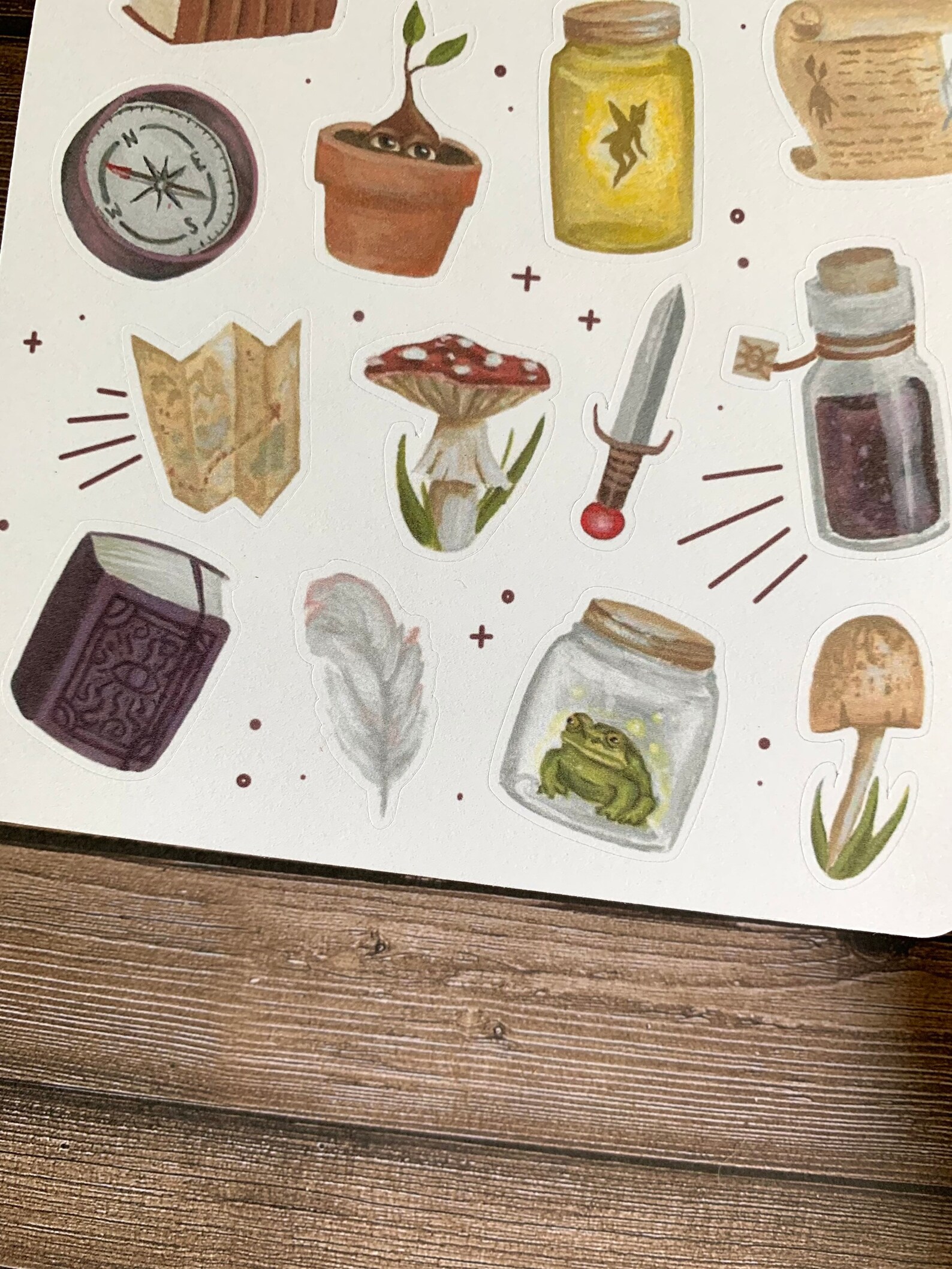 Magical Studies Sticker Sheet Magical Stickers Bullet | Etsy