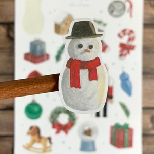 Christmas Sticker Sheet Holiday Sticker Sheet, December Sticker Sheet ...