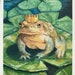 Frog Prince Art Print Frog Art Whimsical Art Print Magical - Etsy