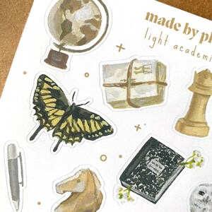 Light Academia Sticker Sheet Bullet Journal Stickers, Vintage Stickers ...