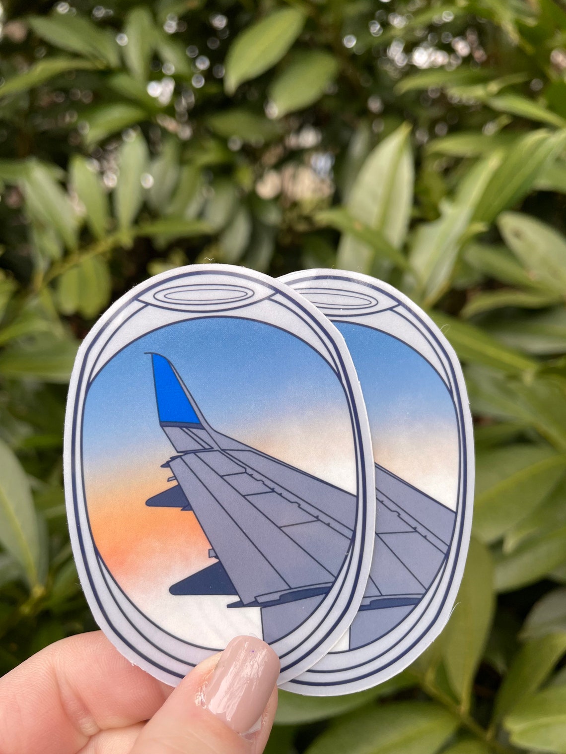 Airplane Window Sticker | Etsy