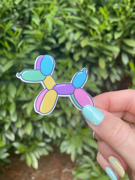 Balloon Animal Sticker - Etsy