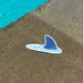 Shark Fin Sticker Shark Sticker Sharks Waterproof Sticker - Etsy