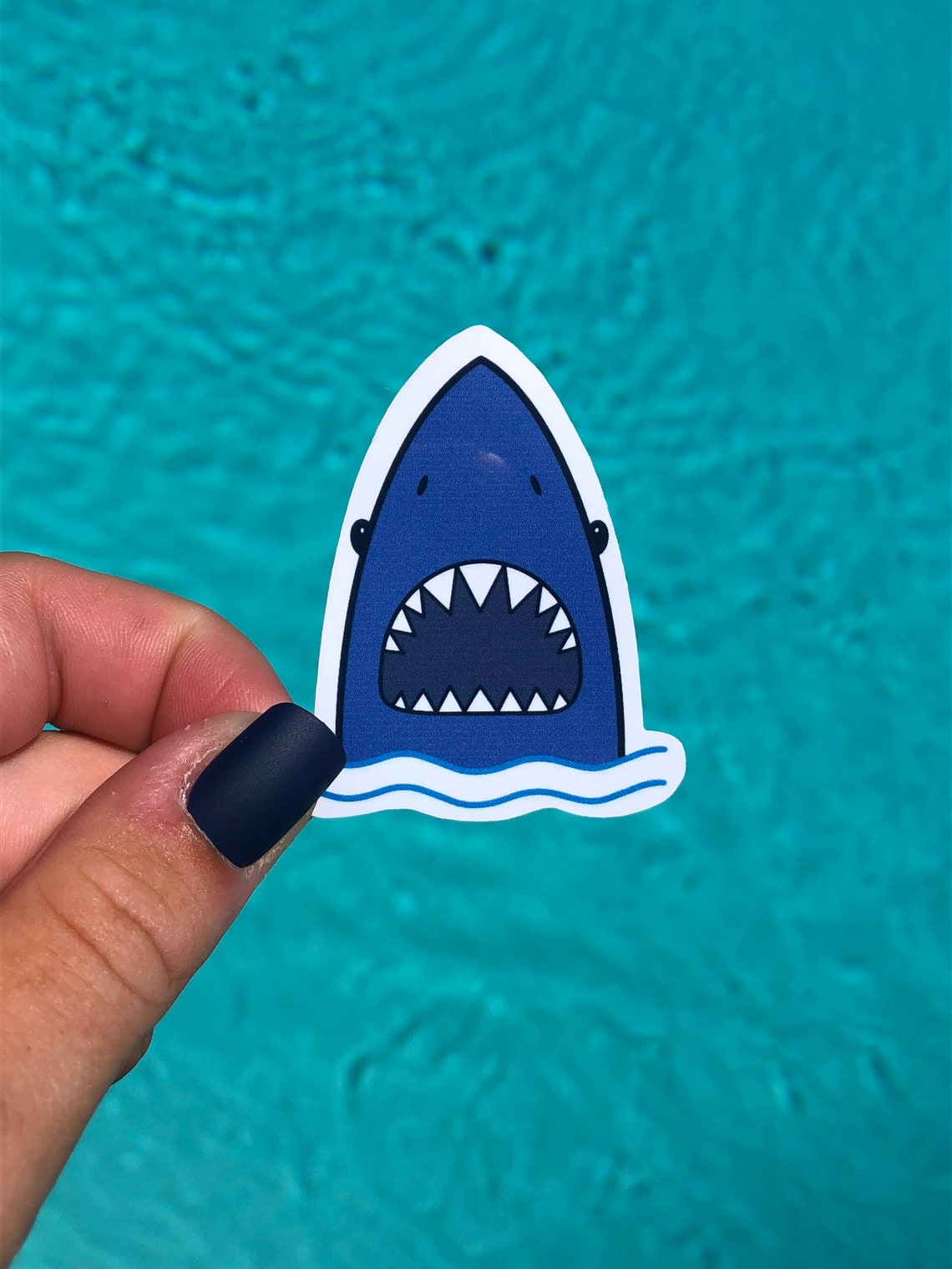 Shark Fin Sticker Shark Sticker Sharks Waterproof Sticker | Etsy