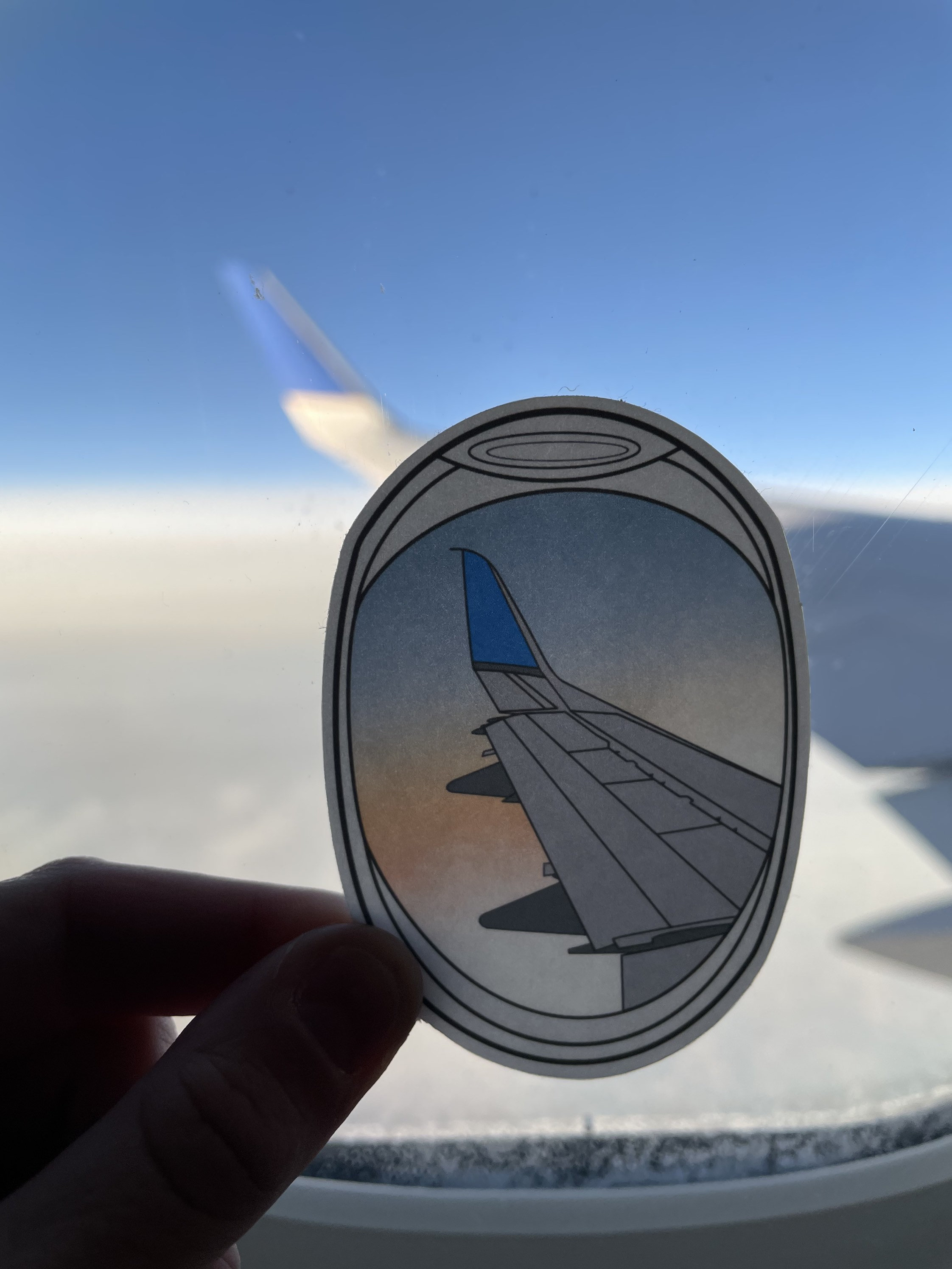 Airplane Window Sticker | Etsy