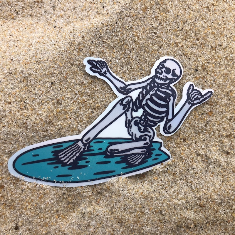 Skeleton Sticker - Etsy