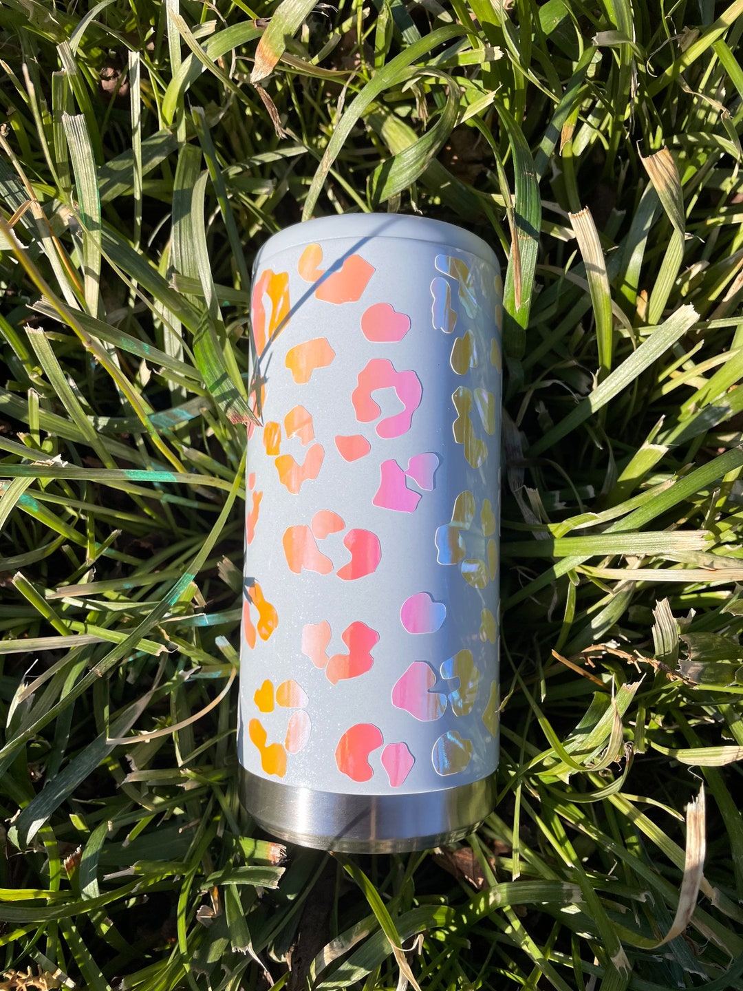 Cheetah Print Can Cooler - Etsy