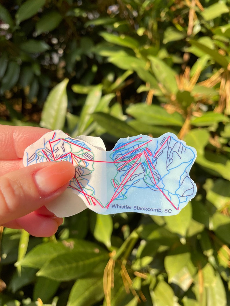 Whistler Mountain Sticker - Etsy