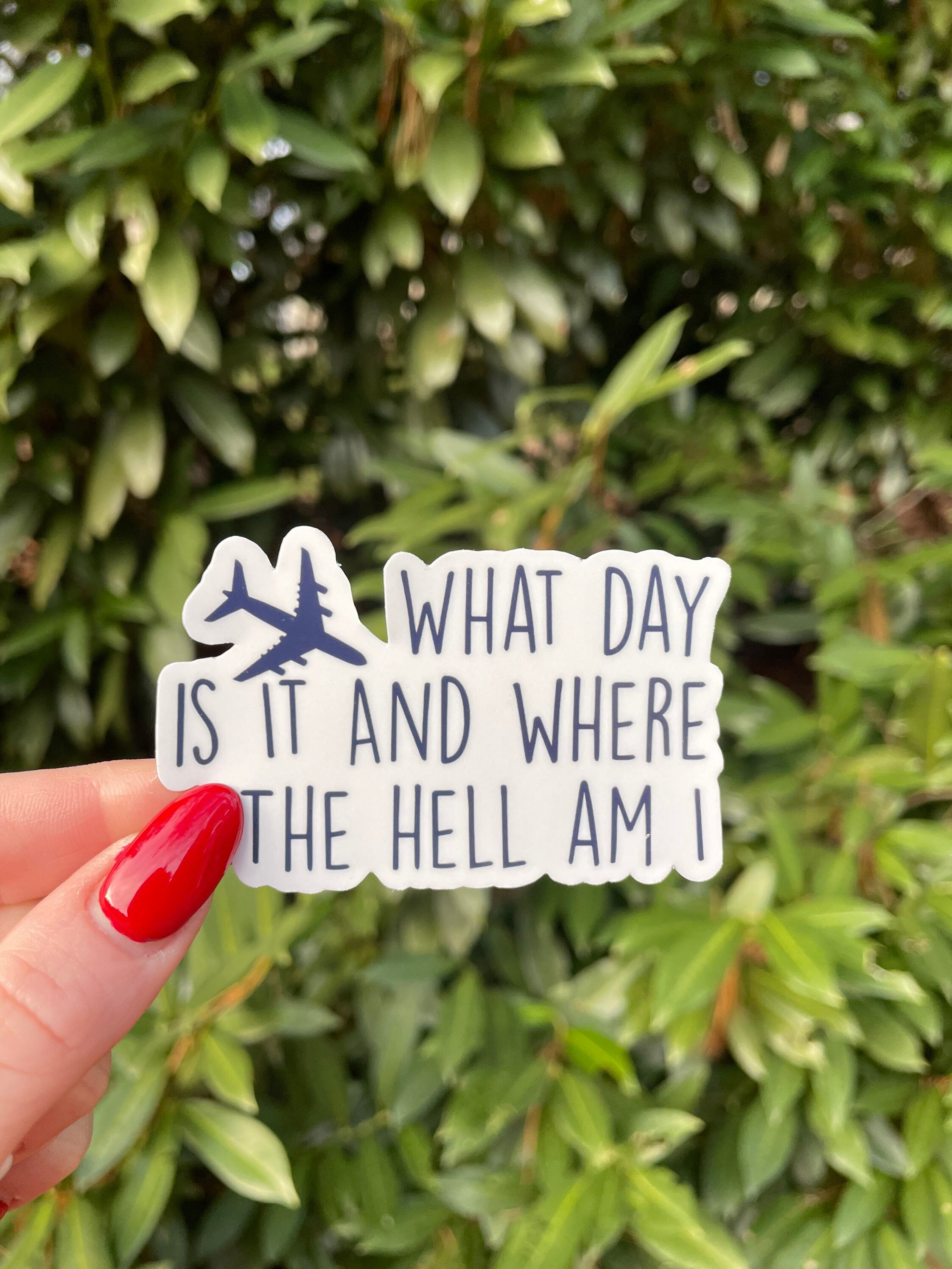 Flight Attendant Sticker - Etsy