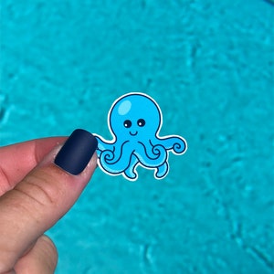 Octopus Stickers, Waterproof Vinyl Sticker, Laptop Sticker, Water ...