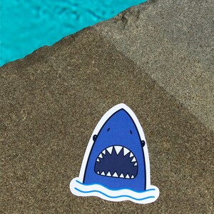 Shark Fin Sticker, Shark Sticker, Sharks, Waterproof Sticker, Stickers ...