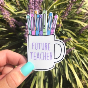 Future Teacher Sticker, Flair Pen Sticker, Teacher Sticker, Back to ...