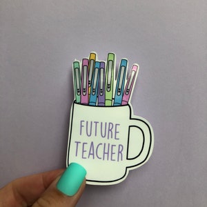 Future Teacher Sticker, Flair Pen Sticker, Teacher Sticker, Back to ...