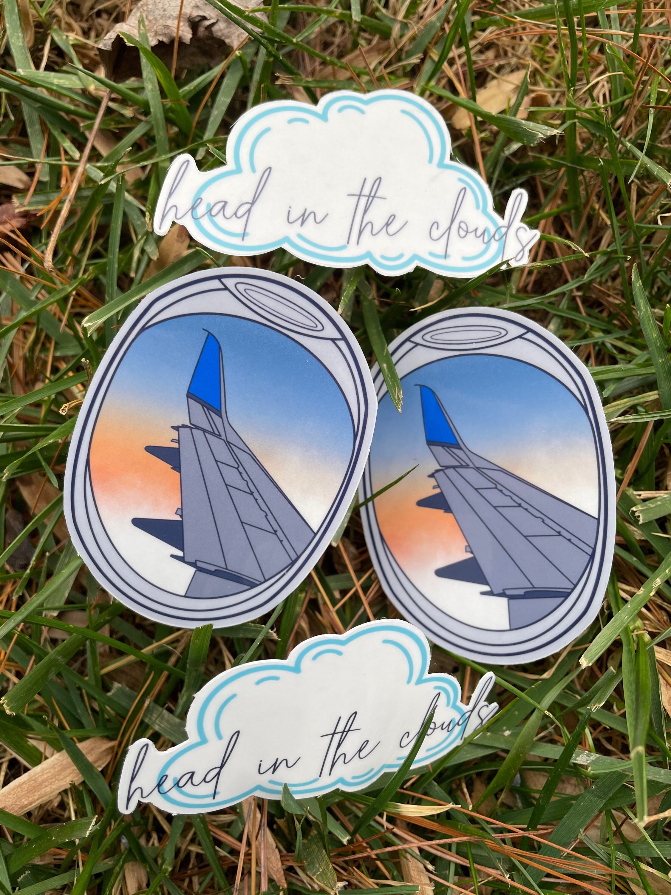 Airplane Window Sticker | Etsy