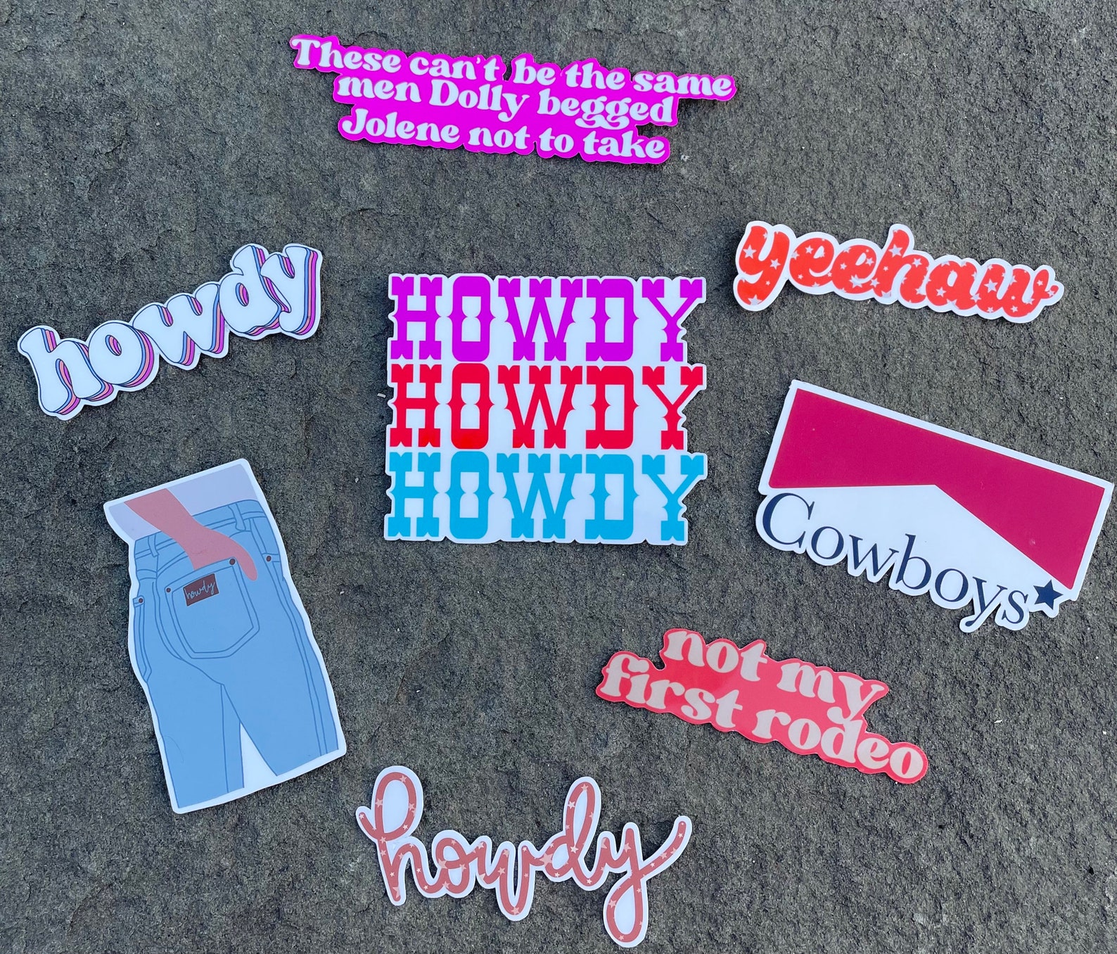 Cowboy Sticker - Etsy