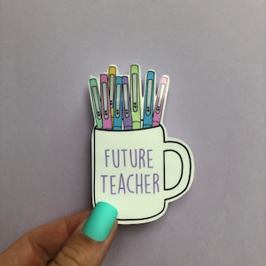 Future Teacher Sticker, Flair Pen Sticker, Teacher Sticker, Back to ...