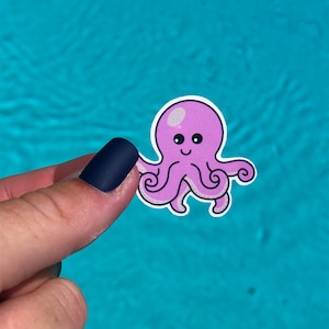 Octopus Stickers, Waterproof Vinyl Sticker, Laptop Sticker, Water ...