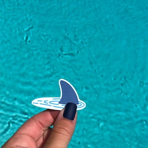 Shark Fin Sticker, Shark Sticker, Sharks, Waterproof Sticker, Stickers ...