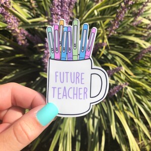 Future Teacher Sticker, Flair Pen Sticker, Teacher Sticker, Back to ...