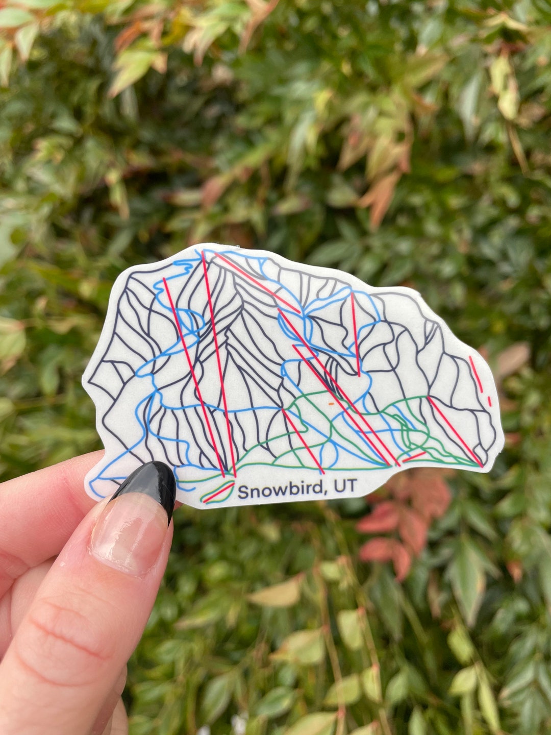 Snowbird Mountain Sticker - Etsy