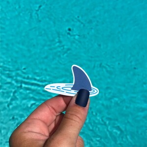 Shark Fin Sticker, Shark Sticker, Sharks, Waterproof Sticker, Stickers ...