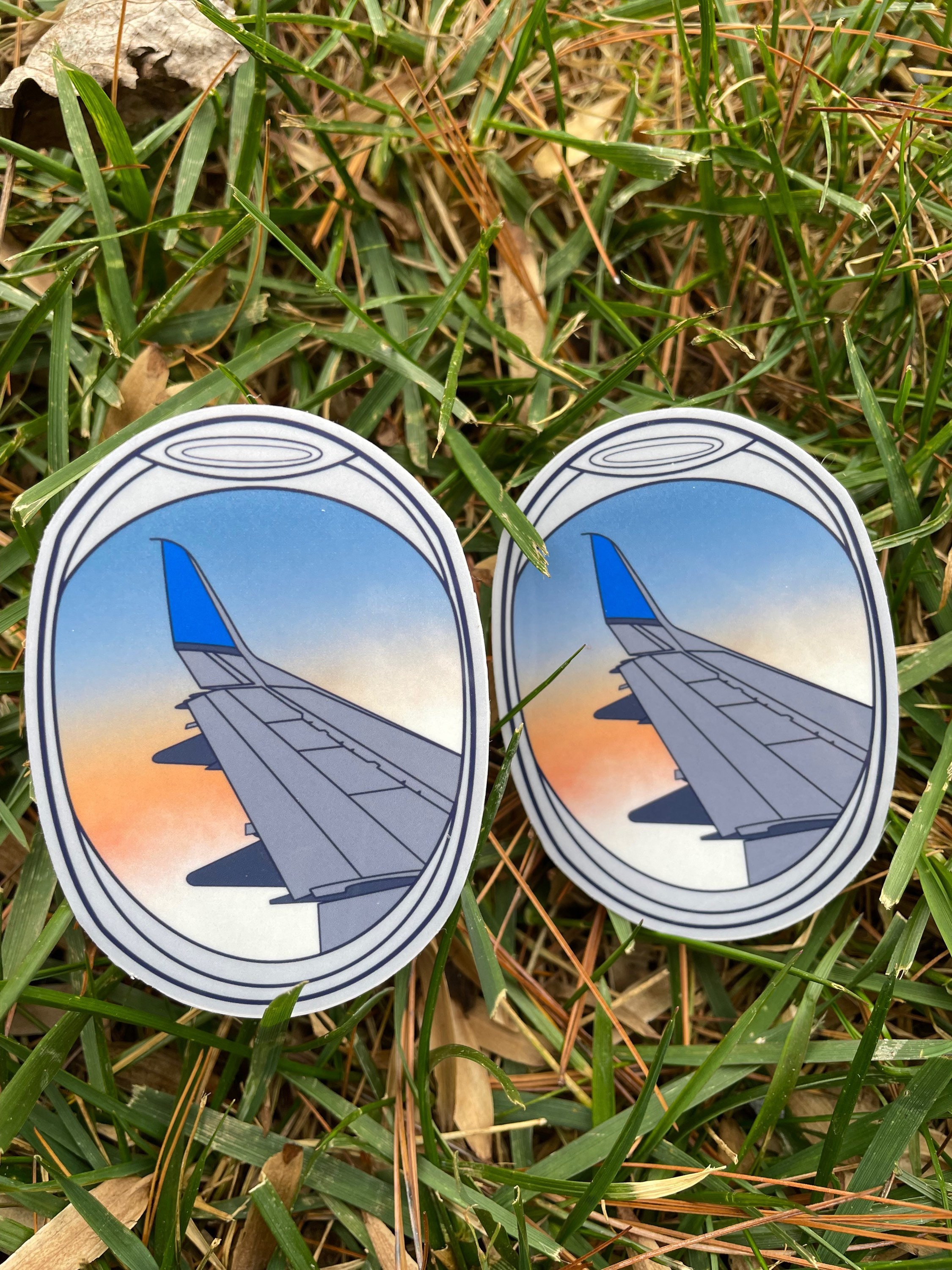 Airplane Window Sticker | Etsy