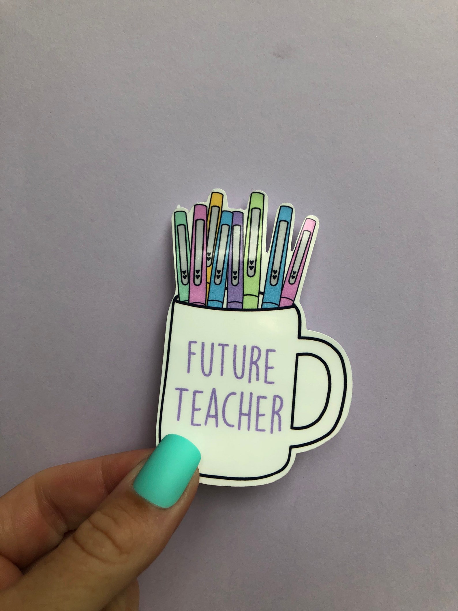 Future Teacher Sticker Flair Pen Sticker Teacher Sticker | Etsy