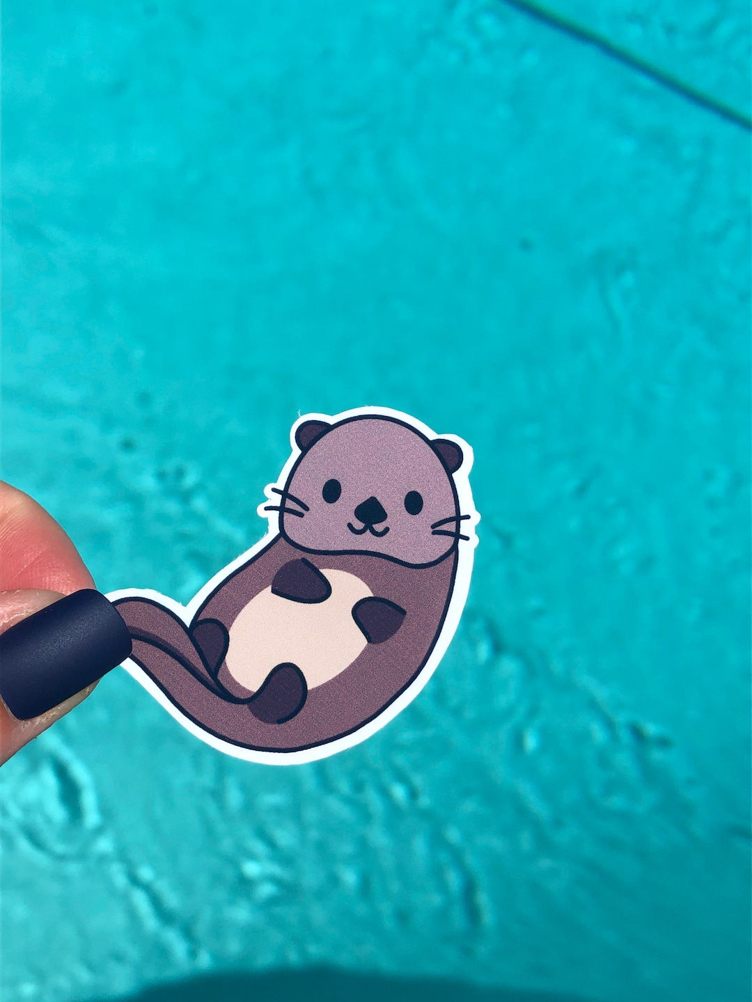 Otter Sticker, Waterproof Vinyl Sticker, Laptop Sticker, Water Bottle ...
