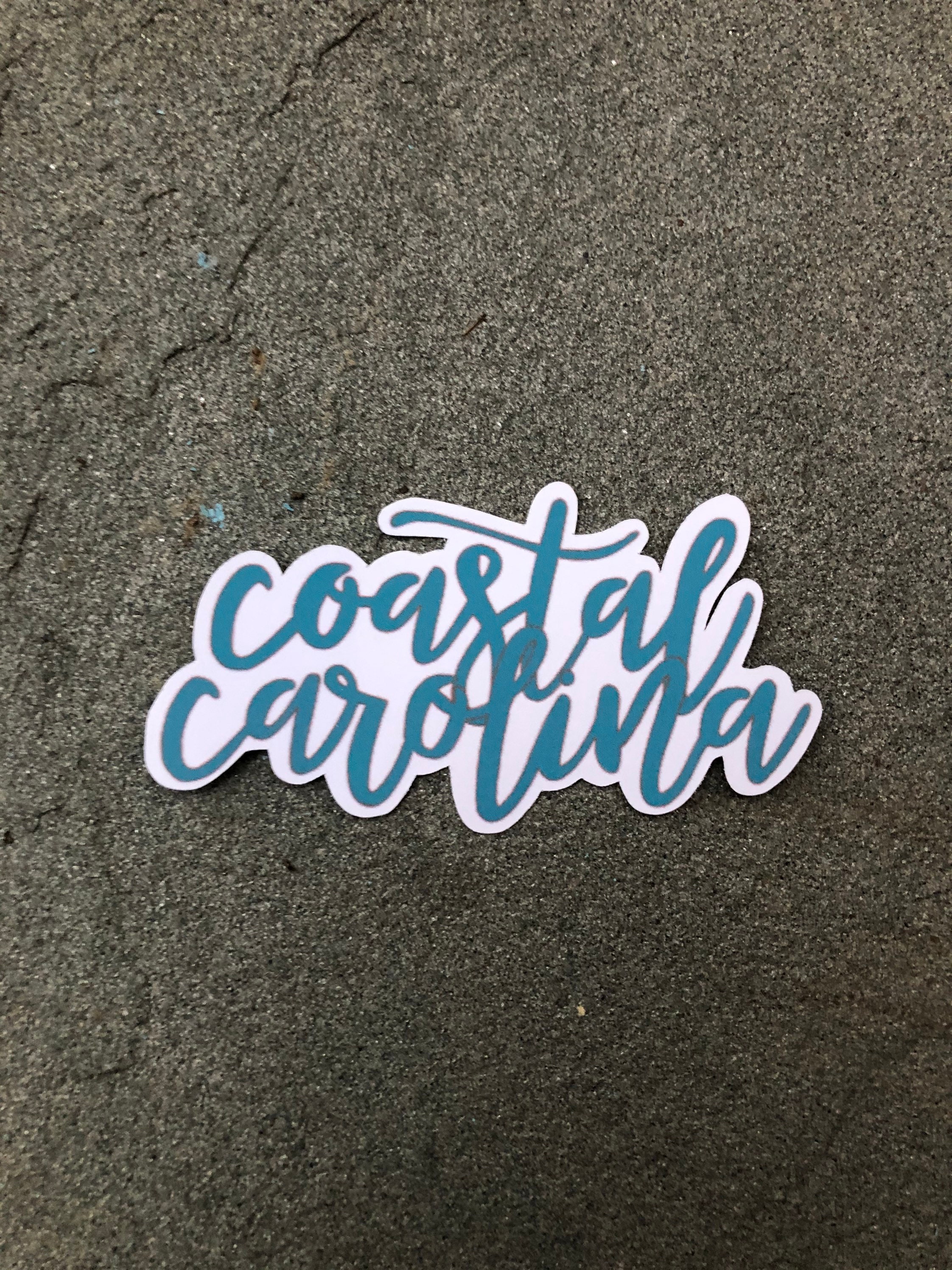 Coastal Carolina Sticker Coastal Coastal Carolina | Etsy
