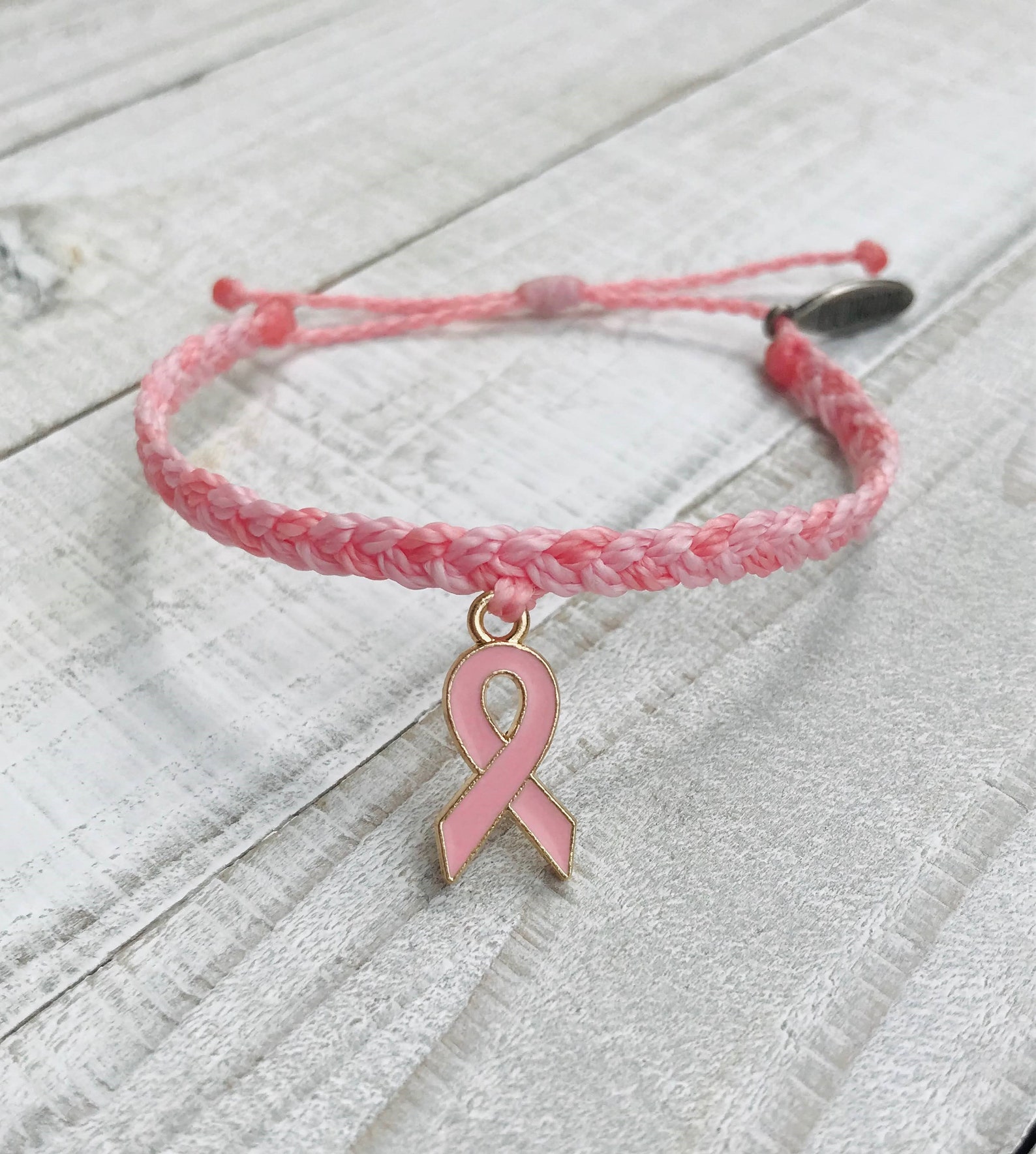 Breast Cancer Awareness Bracelet - Etsy