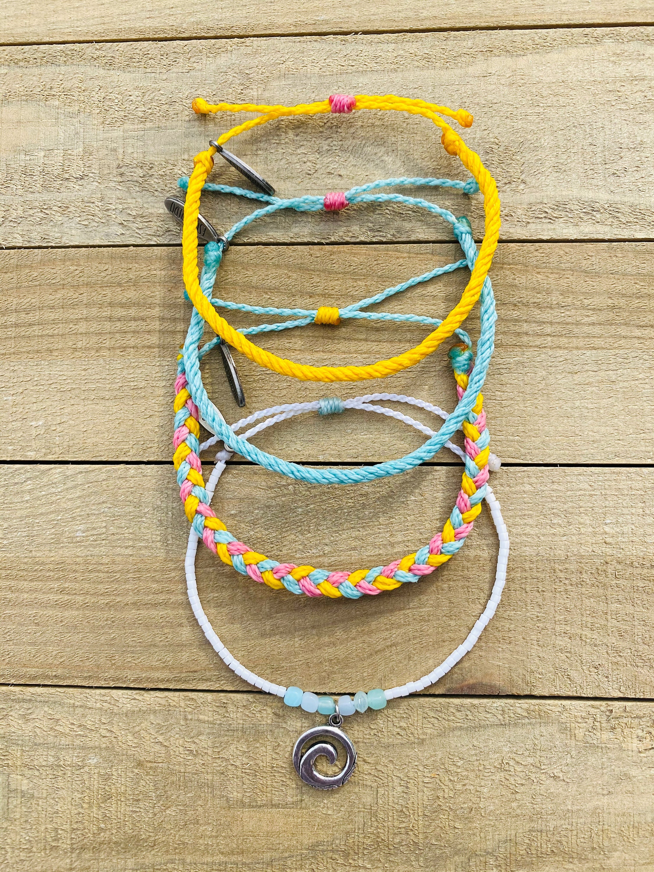 Island Collection (four Bracelets) - Etsy