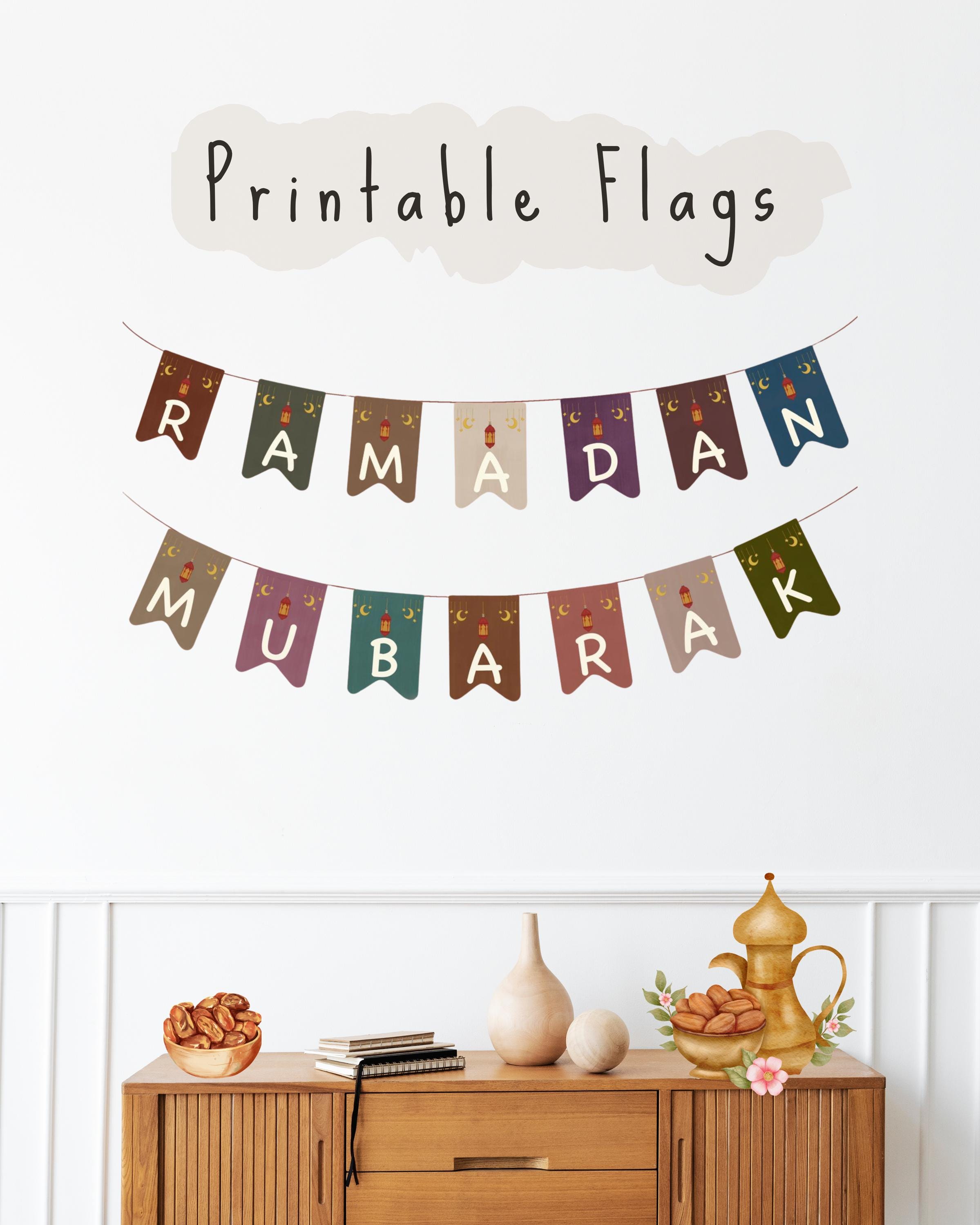 Ramadan Flags | Ramadan Printable | Ramadan Garland | Ramadan Diy ...
