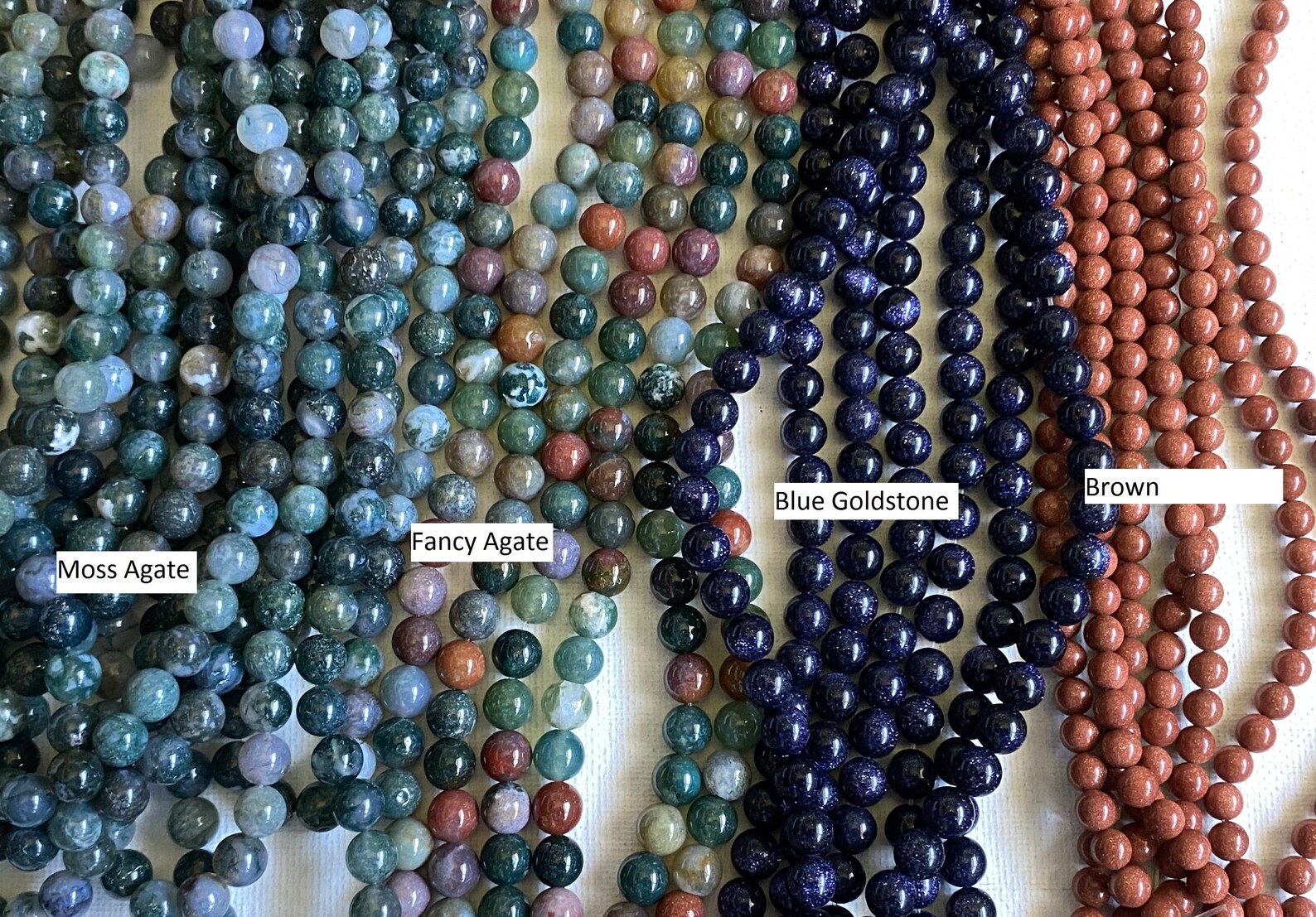 Gemstone / Semi Precious Stone Round Bead 15-16