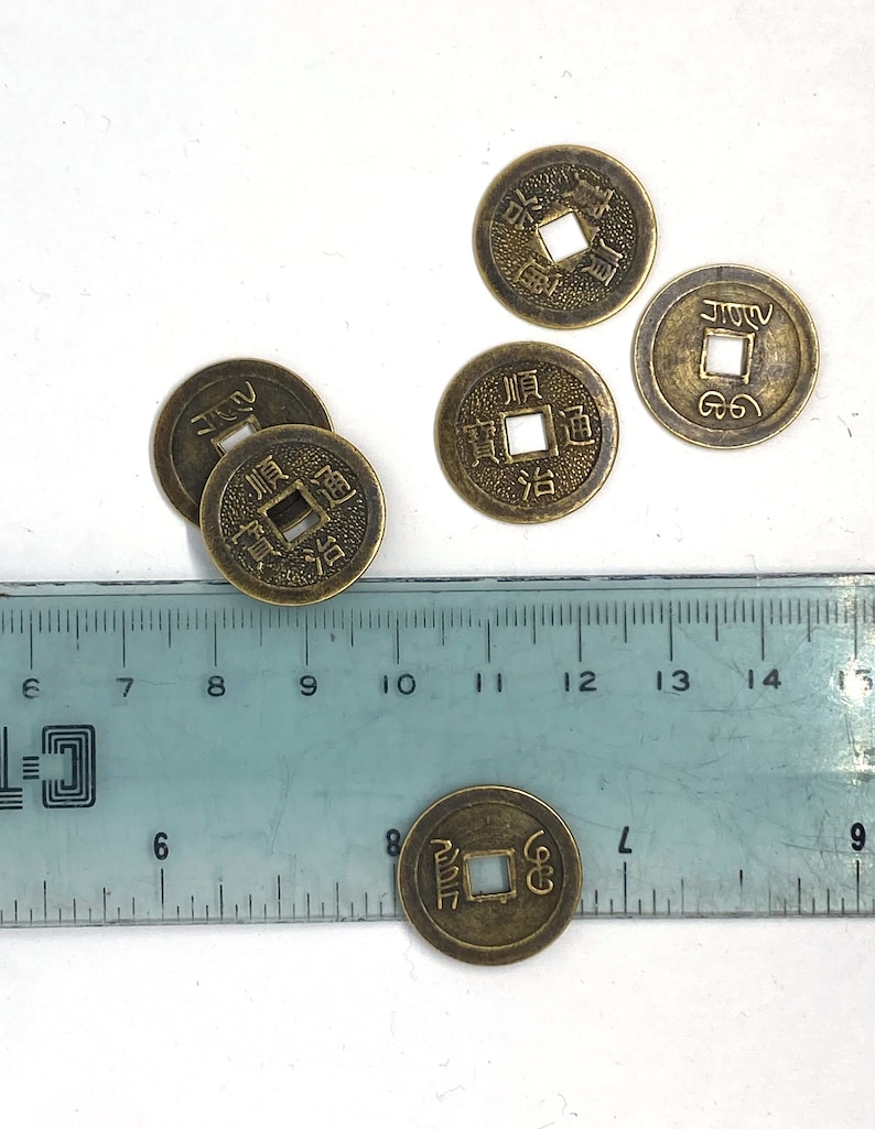 Antique Reproduction Chinese Brass Coins | Etsy