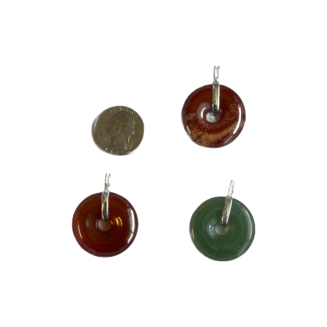 30mm Pi Stone With Pendent Bail - Etsy