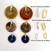 Gold Plated Silver Plated Donut Bail, Donut Holder, Pi Stone Bail ...