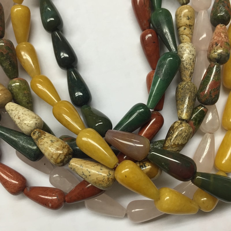 Vintage Tear Drop Bead - Etsy