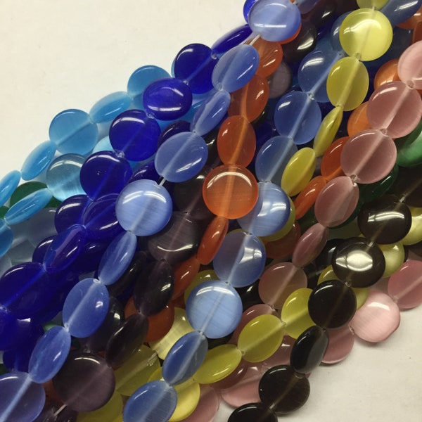 Flat Round Beads - Etsy