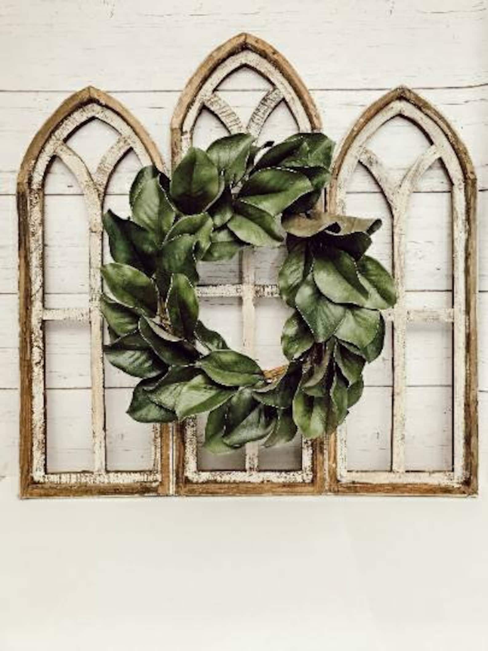 Cathedral Farmhouse Style Christmas Wood Window Frame - Etsy