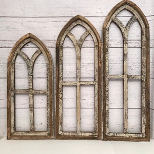 Wooden Arches Floral Decor, Wood Farmhouse Windows - Etsy