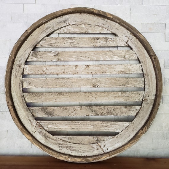 White Circle Wall Decor Window Frames - Etsy
