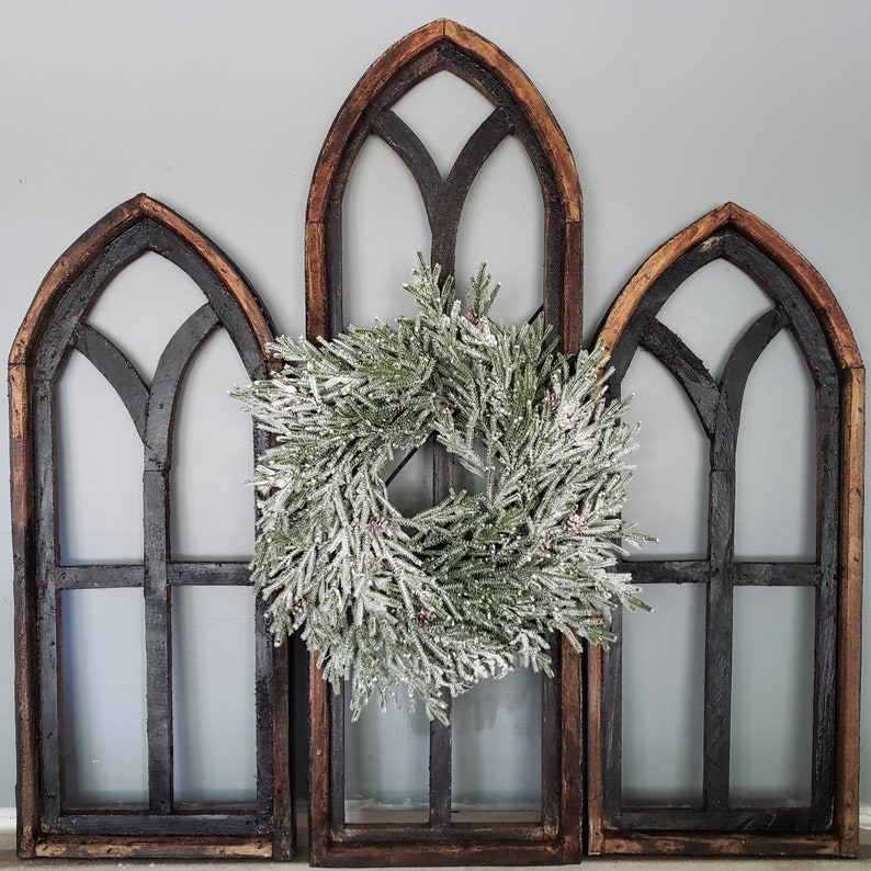 Black Window Frame Cathedral Style Arch - Etsy.de