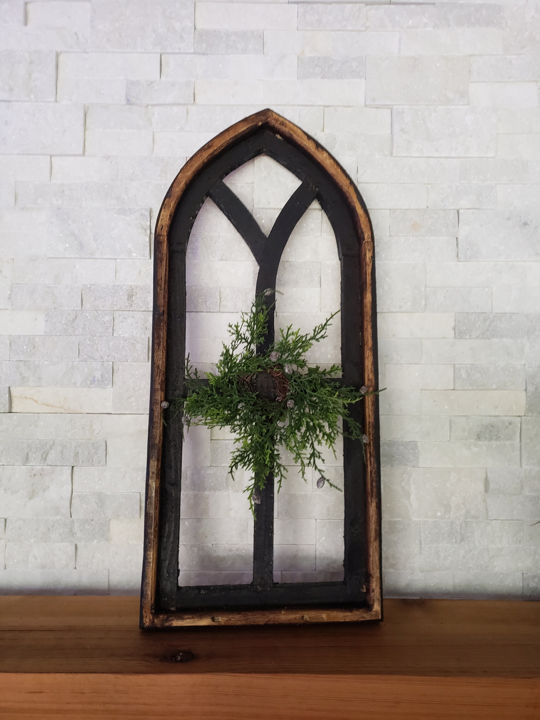 Black Wood Cathedral Style Arch - Etsy