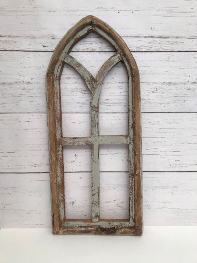 Cathedral Farmhouse Style Wood Window Frame - Etsy